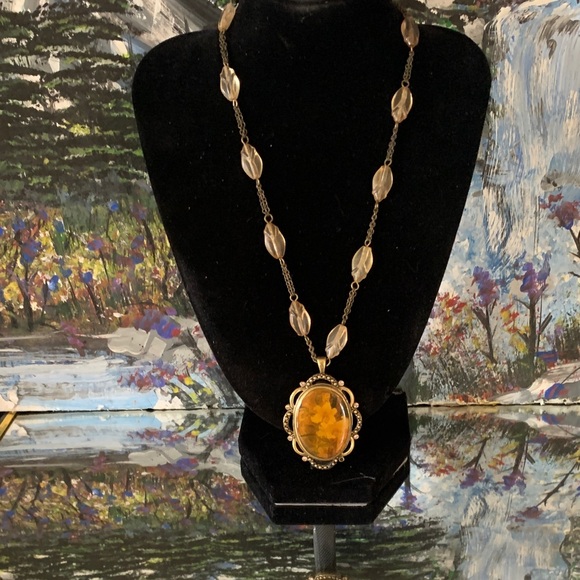 Jewelry | Vintage Signed Ch Carolina Herrera Gold Tone Necklace Length ...